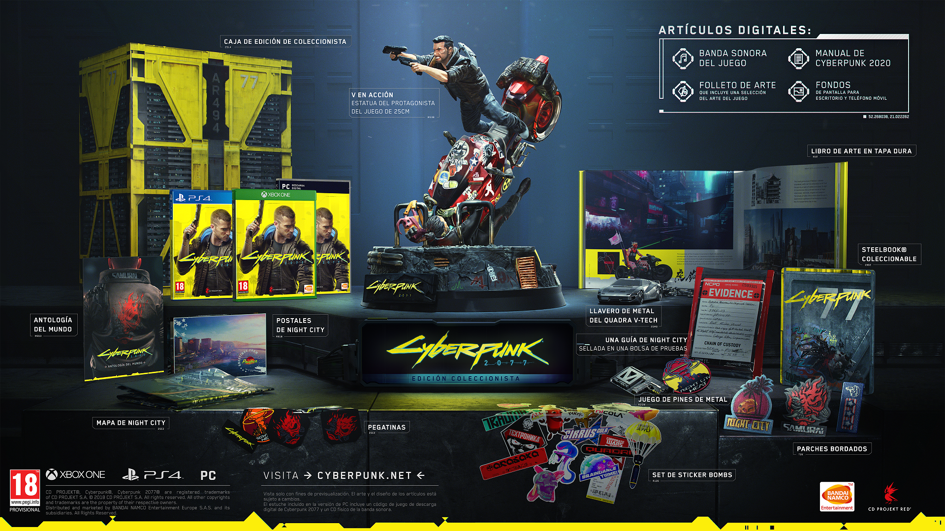 Cyberpunk 2077 | Se muestra su increíble Collector’s Edition. | Play ...